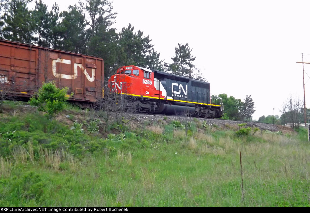 CN SD40-2W 5289 Whiting, WI_6-12-16
